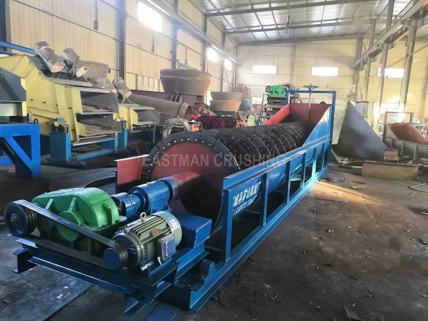 Spiral Sand Washer - Eastman Rock Crusher